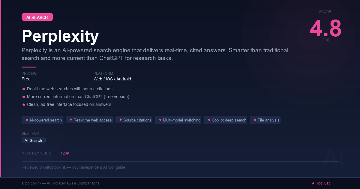 Perplexity Review 2026: Features, Pricing & Alternatives - AI Tool Lab
